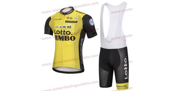2018 Lotto Jumbo Wielerkleding Set Wielershirt Korte Mouw+Fiets ...